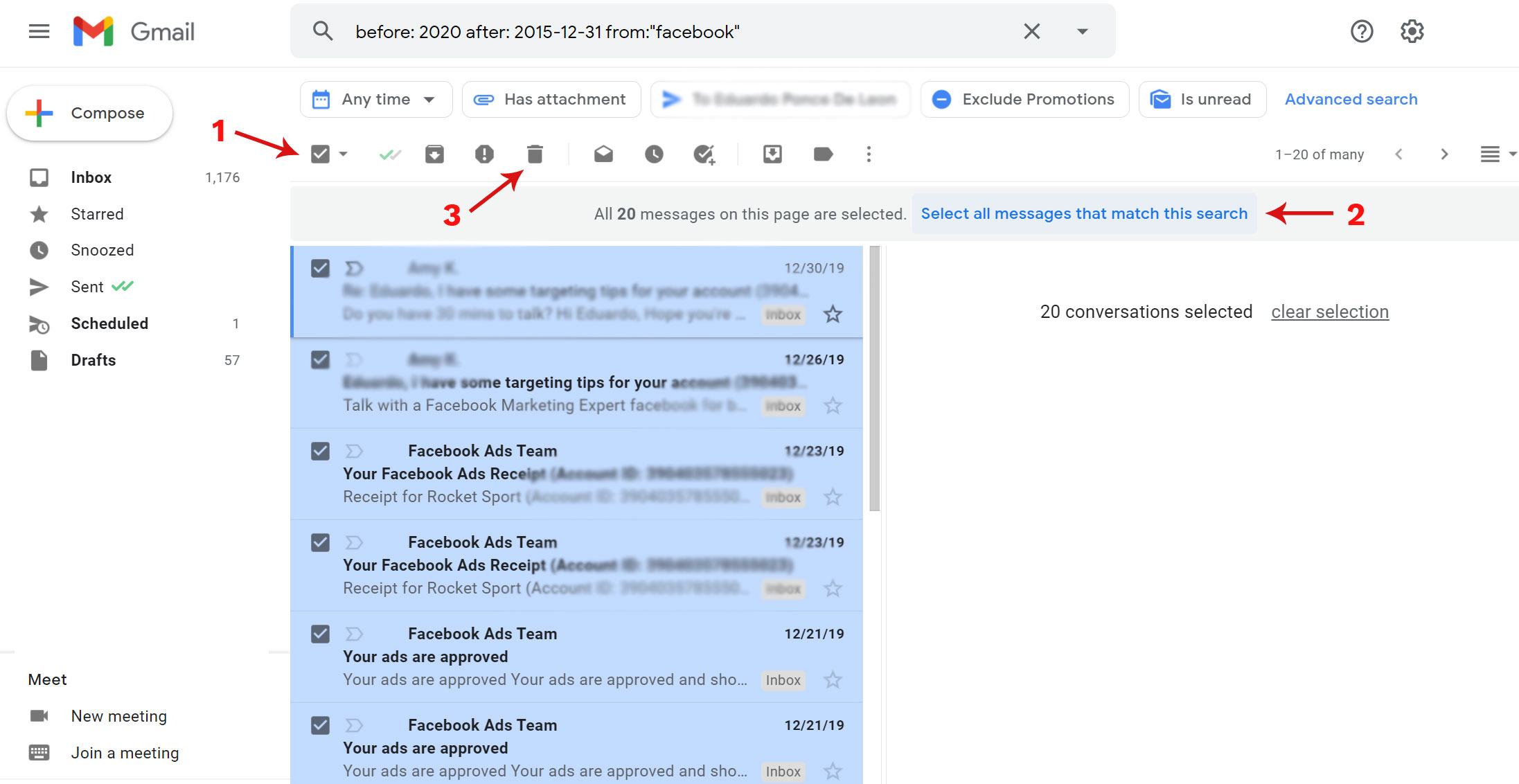 How To Erase Multiple Emails At Once On Gmail
